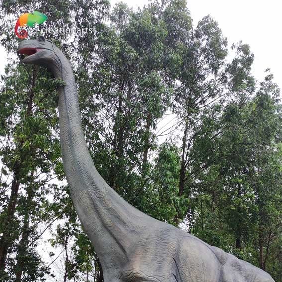 15M Life Size Animatronic Dinosaur Realistic Ruyangosaurus Dinosaurs For Jurassic Theme Park