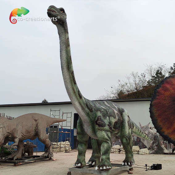 Theme Park 12M Animatronic Brontosaurus Life Size Animatronic Dinosaur ...