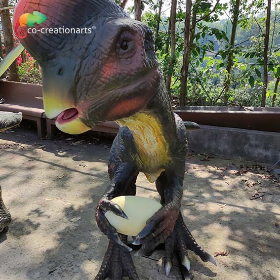 3M Simulation Oviraptor Real Life Size Animatronic Dinosaurs With Alive ...