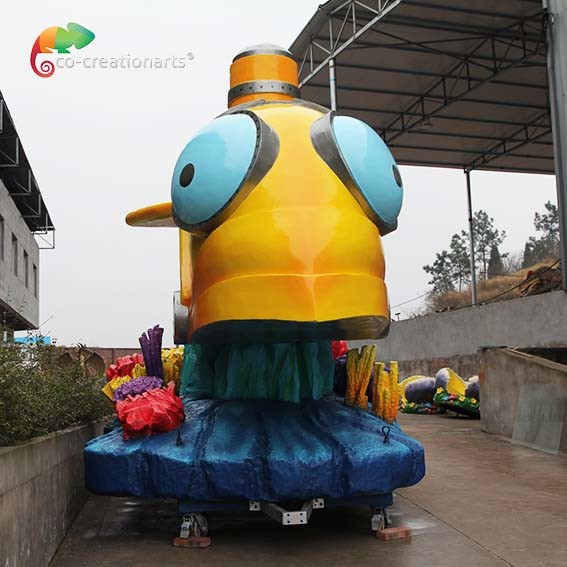 Aquarium Theme Custom Made Animatronics Custom Parade Floats ISO certified